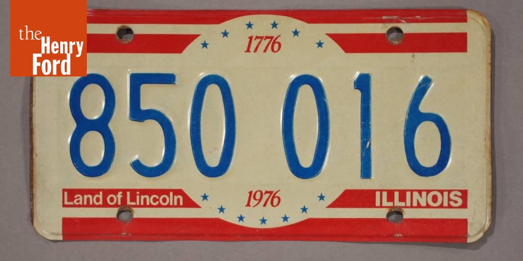Pair of Illinois License Plates, 1976 - The Henry Ford