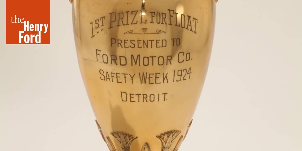 First Prize Float Trophy Presented to Ford Motor Company, 1924 - The ...