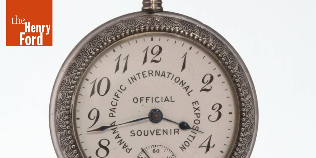 Panama-Pacific International Exposition Souvenir Pocket Watch, 1915 ...
