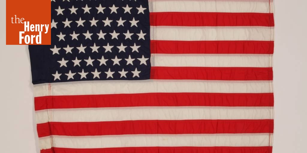 49 Star American Flag Used on Eisenhower's Presidential Limousine, 1959 ...