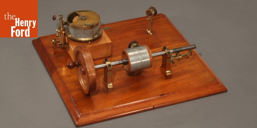 Patent Model of Thomas Edison's Phonograph, 1880 - The Henry Ford