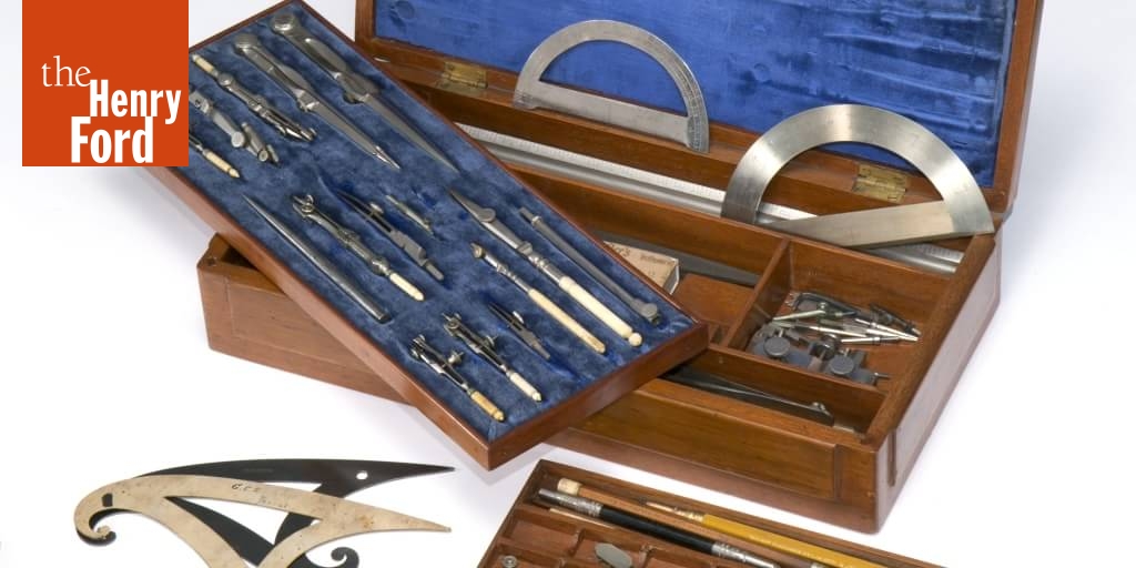 Set of Drafting Tools Used by Gardiner C. Sims, 1865-1910 - The Henry Ford
