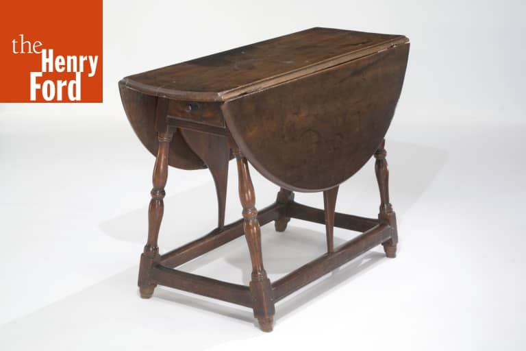 Dropleaf Table, 1730-1770 - The Henry Ford
