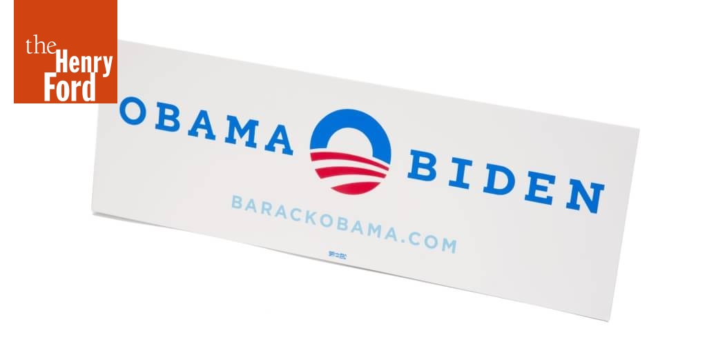 Obama-Biden Bumper Sticker, 2012 - The Henry Ford