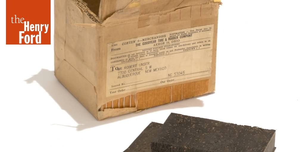 Tire Samples Made with Crushed Walnut Shells for Bobby Unser, 1958 ...