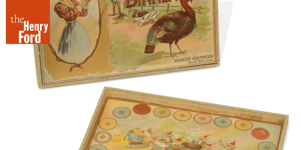 "A Christmas Dinner" Board Game, 1897 - The Henry Ford