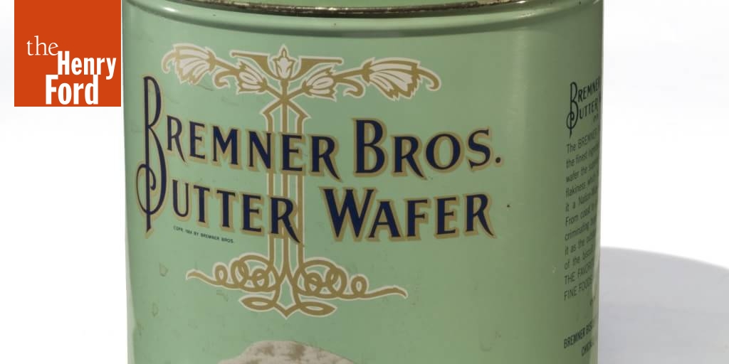 Bremner Brothers Butter Wafer Can, 1934-1960 - The Henry Ford