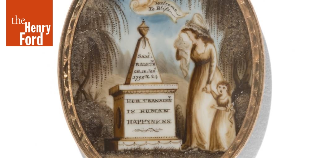 Mourning Pendant for Samuel Ralston, 1795 - The Henry Ford
