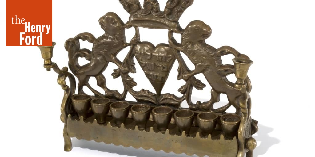 Hanukkah Lamp, 1880-1930 - The Henry Ford