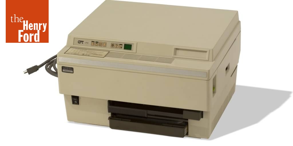 CPT Laser Printer, Model LP-6, circa 1985 - The Henry Ford