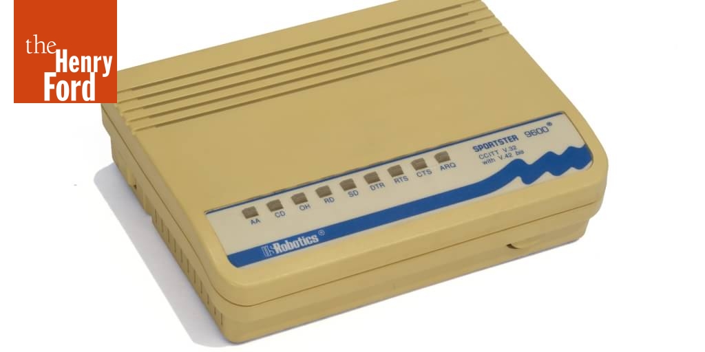 Sportster 96 Fax Modem, U.S. Robotics, Inc., 1996 - The Henry Ford
