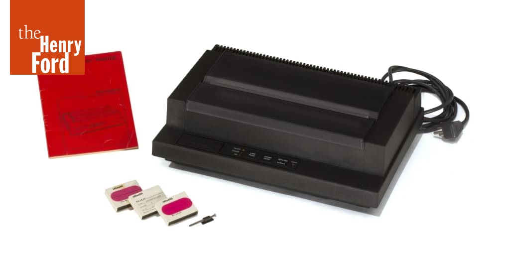 Olivetti Inkjet Printer, Model PR2300, circa 1985 - The Henry Ford