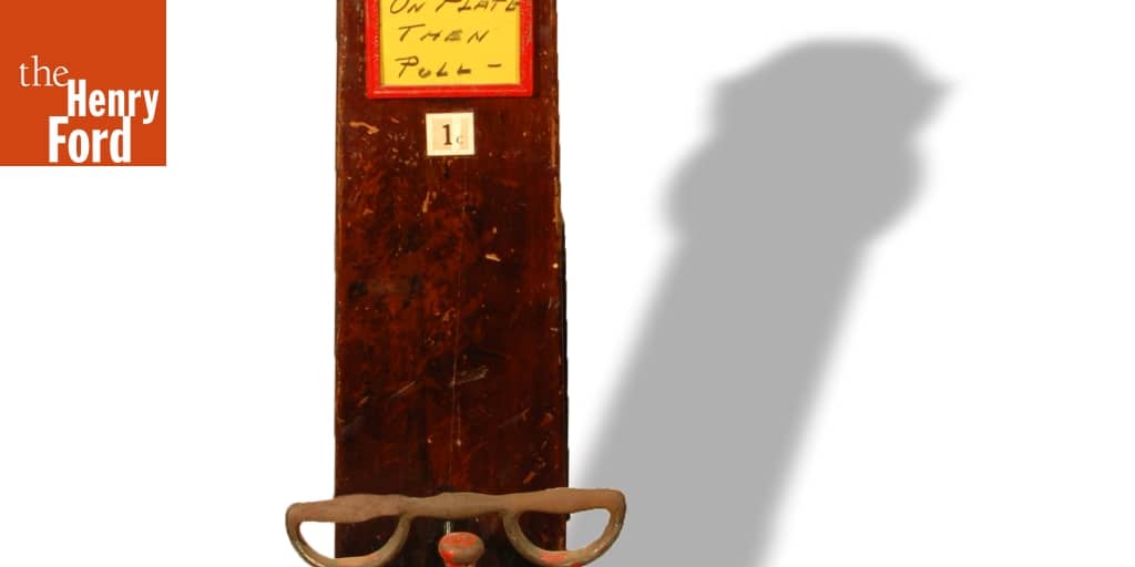 Atlas Lifter Arcade Game, "Test Your Strength," circa 1904 - The Henry Ford