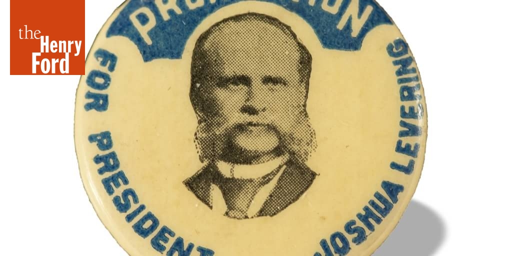 Joshua Levering Campaign Button, 1896 - The Henry Ford