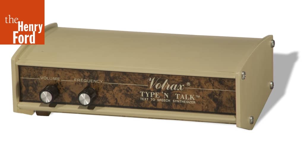 Votrax Model 100, Type 'N Talk Text to Speech Synthesizer, 1981 - The ...