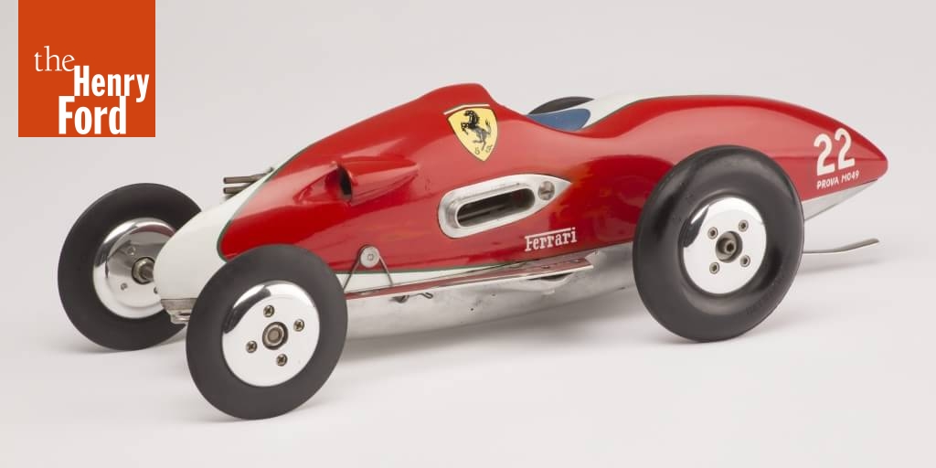 ILG "Ferrari" Gas-Powered Racing Tether Car, circa 1946 - The Henry Ford