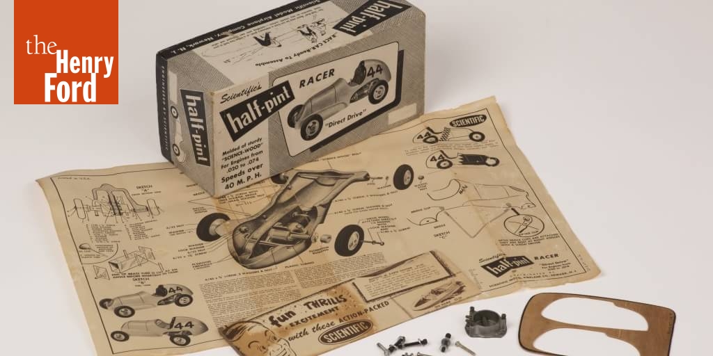 Scientific "Half-Pint" Gas-Powered Racing Tether Car Kit, circa 1953 ...