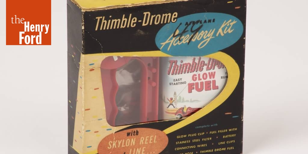 Cox "Thimble-Drome" Tether Car Accessory Kit, circa 1953 - The Henry Ford