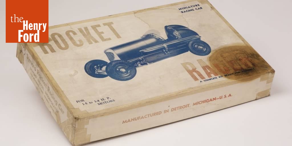 Syncro Rocket Gas-Powered Racing Tether Car Kit, 1938-1939 - The Henry Ford