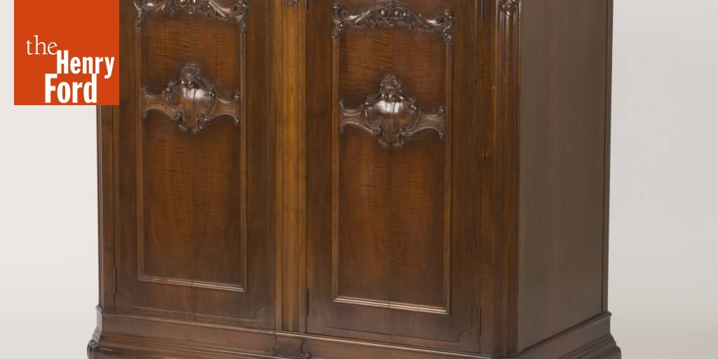 Combination Radio and Phonograph Console, Featuring a Scott All-Wave ...