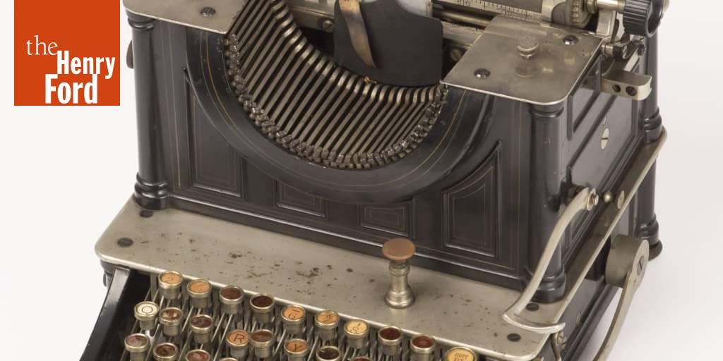 Yetman Transmitting Typewriter, 1903-1909 - The Henry Ford