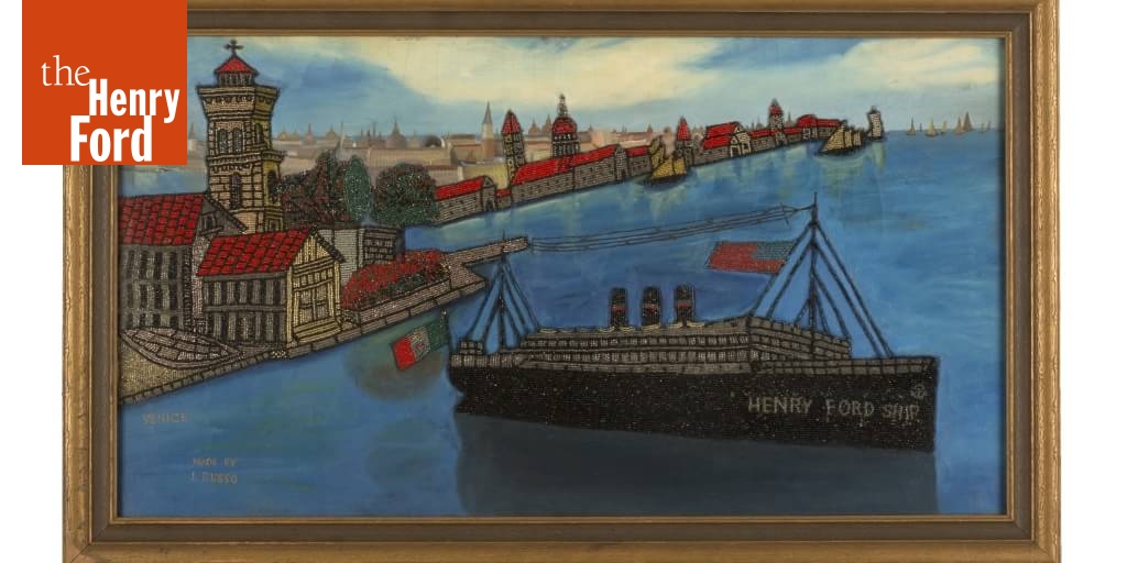 Beadwork Painting, Gift to Henry Ford, 1930-1935 - The Henry Ford