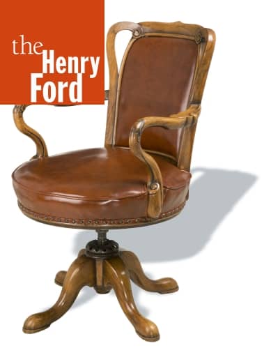 Office Chair, Made 1923, Used by Henry Ford at the Ford Motor Company ...