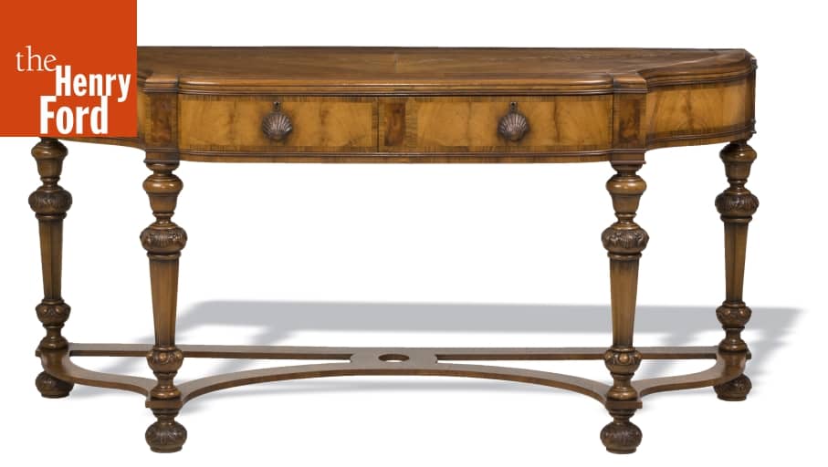 Console Table, Made 1923, Used by Henry Ford at the Ford Motor Company ...