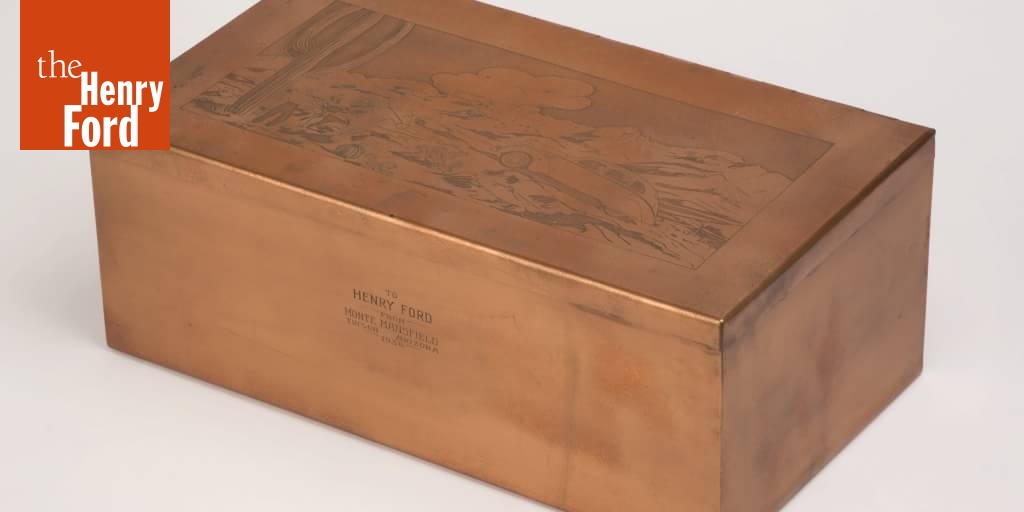 Copper Box Presented to Henry Ford, 1936 - The Henry Ford