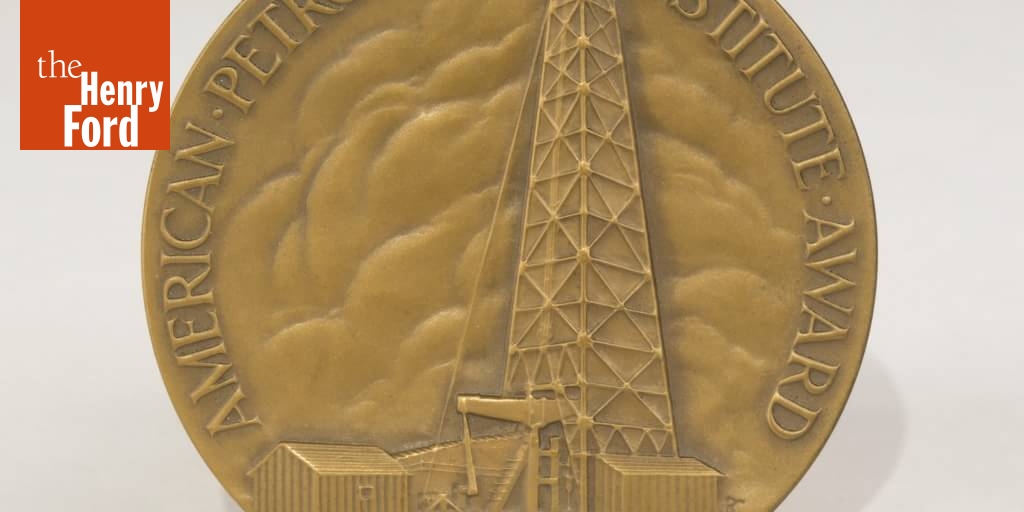 Distinguished Achievement Medal Awarded to Henry Ford by the American ...