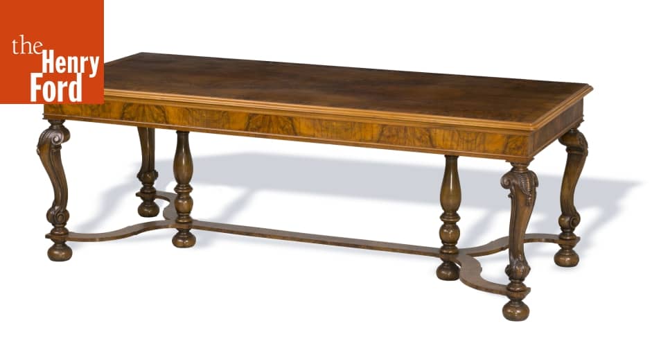 Library Table, Made 1923, Used by Edsel B. Ford at the Ford Motor ...