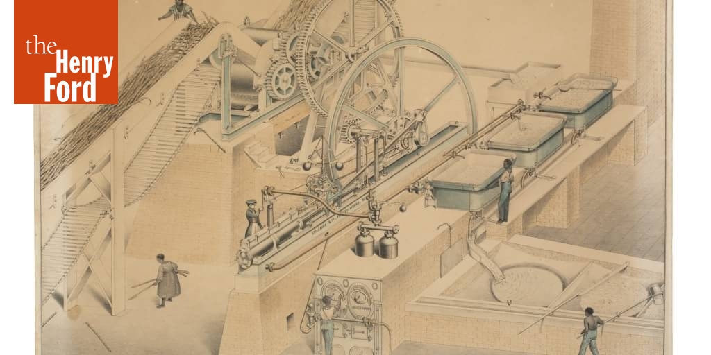 Advertising Lithograph, "Highly Improved Steam Engine, Cane Mill and ...