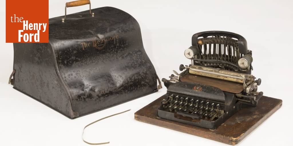 Brooks Typewriter, 1885-1908 - The Henry Ford