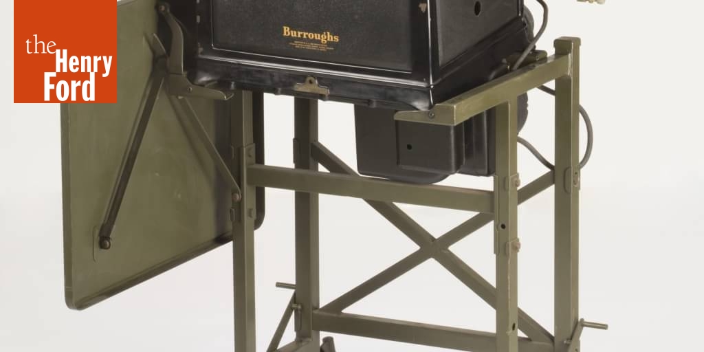 Burroughs Bookkeeping Machine, circa 1928 - The Henry Ford