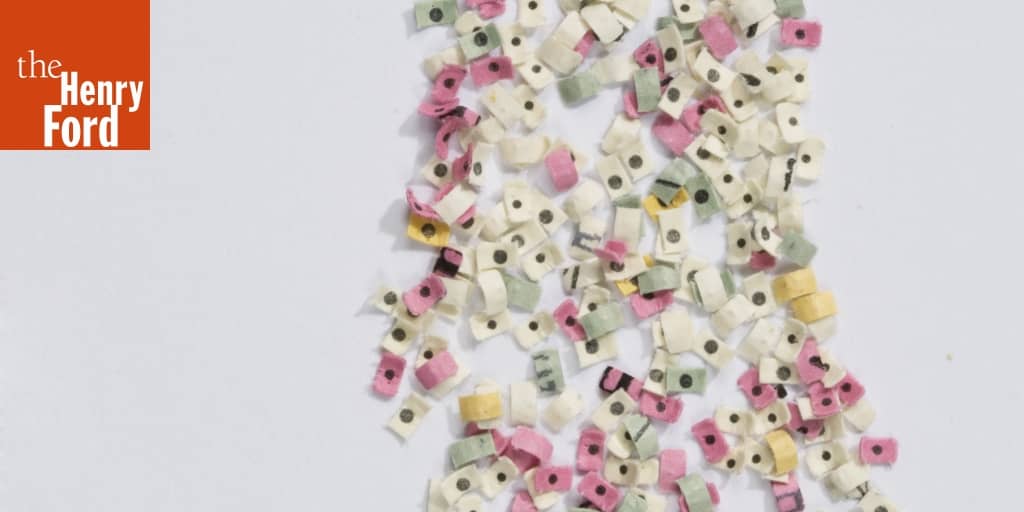 Chads from Butterfly Ballot Type Voting Machine - The Henry Ford