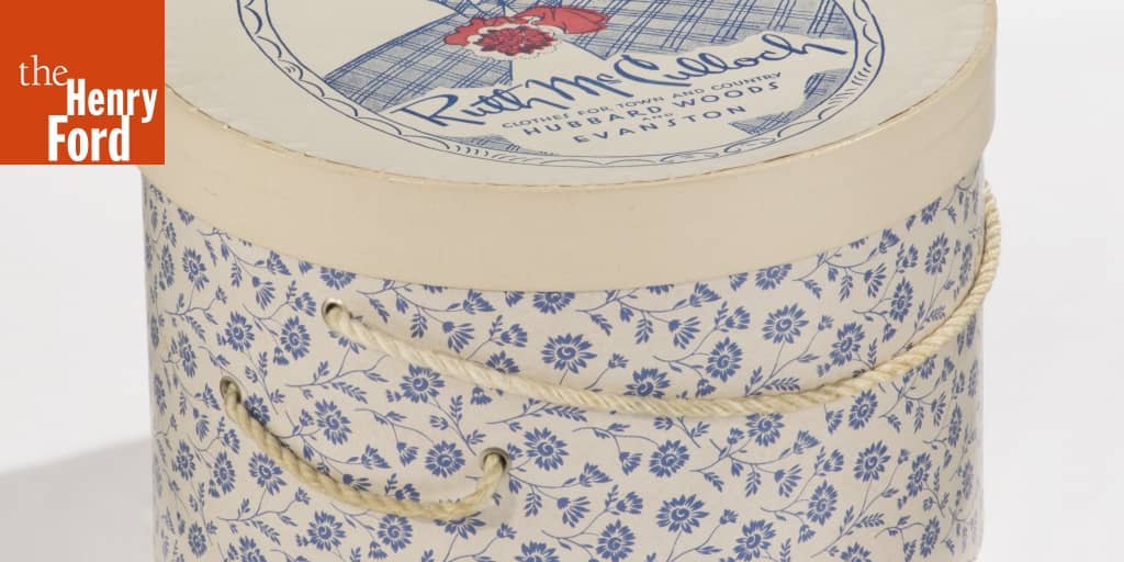 Ruth McCulloch Hat Box, 1950-1960 - The Henry Ford