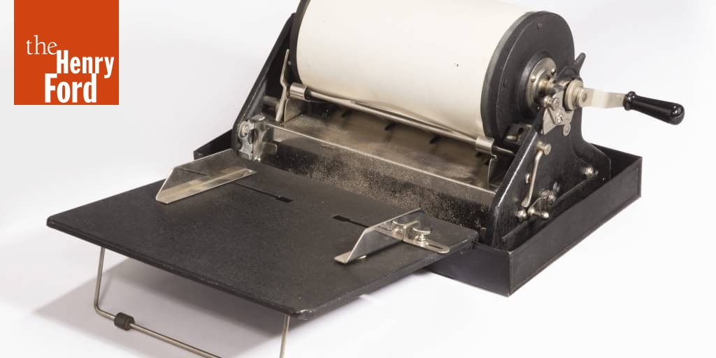 Edison Dick Mimeograph, Model 30, circa 1930 - The Henry Ford