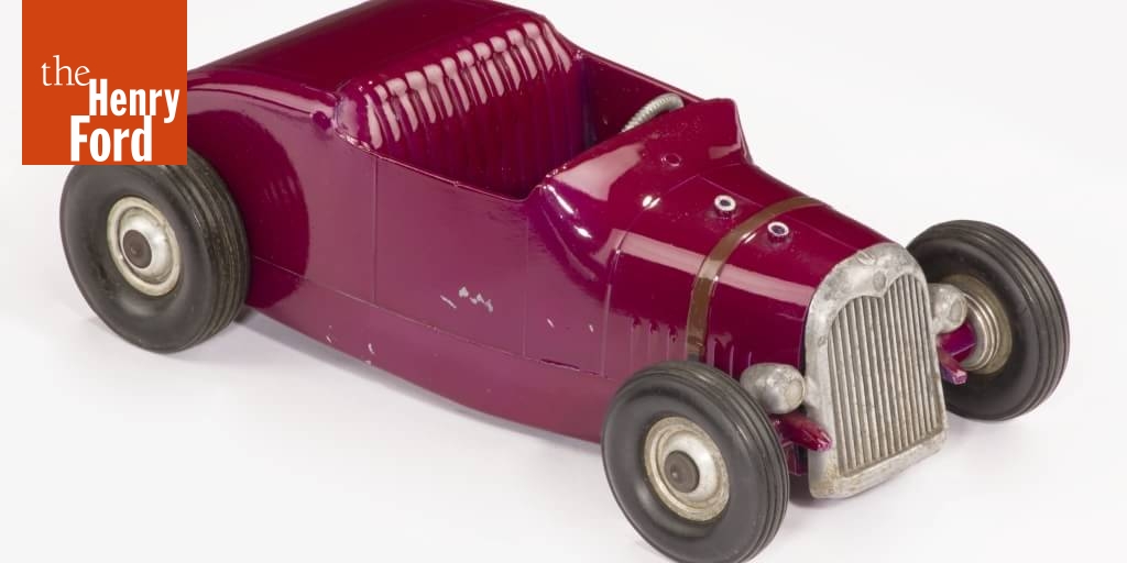 All American "Hot Rod" Gas-Powered Racing Tether Car, circa 1955 - The ...