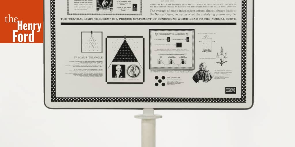 Probability Board Information Sign from Mathematica: A World of Numbers ...