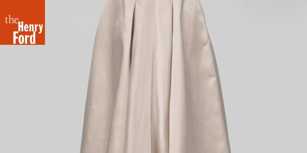 Evening Gown, Worn by Augusta Denton Roddis, 1955-1958 - The Henry Ford