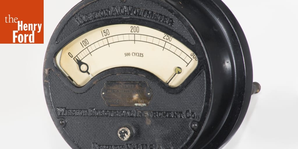 Weston Model 156 Voltmeter, circa 1914 - The Henry Ford
