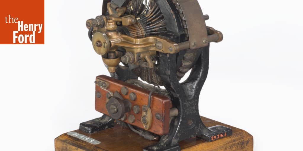 Edison General Electric Company Motor, 1891 - The Henry Ford