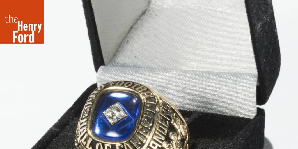 Pro Football Hall of Fame Ring Belonging to Detroit Lions Tight End ...