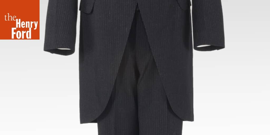 Cutaway Coat Ensemble, Worn by William Roddis, 1920 - The Henry Ford