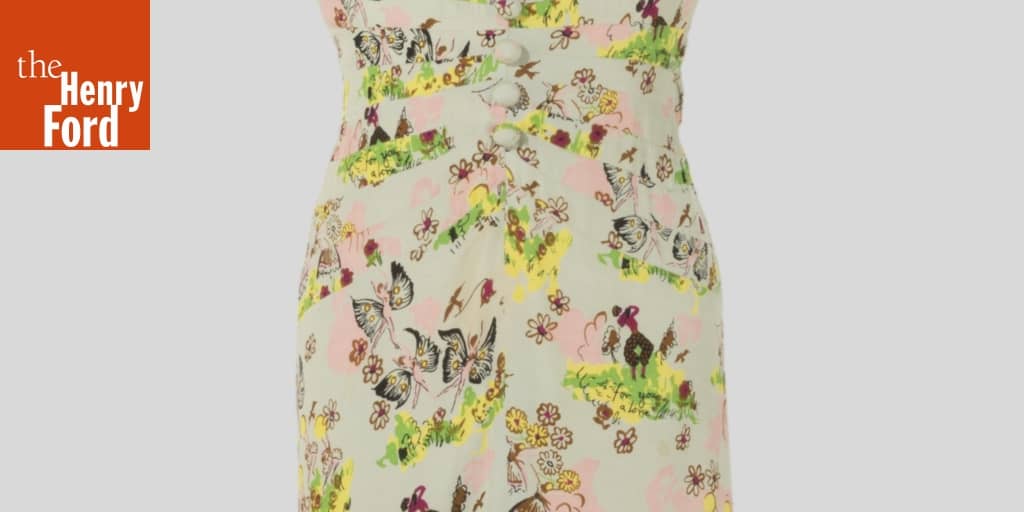 "Tuya" Day Dress by Samuel Kass, Worn by Augusta Denton Roddis, 1945 ...