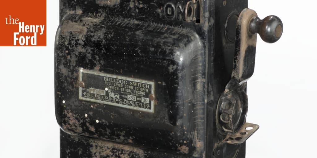 Bull Dog Electric Products Co. Switch, circa 1927 - The Henry Ford