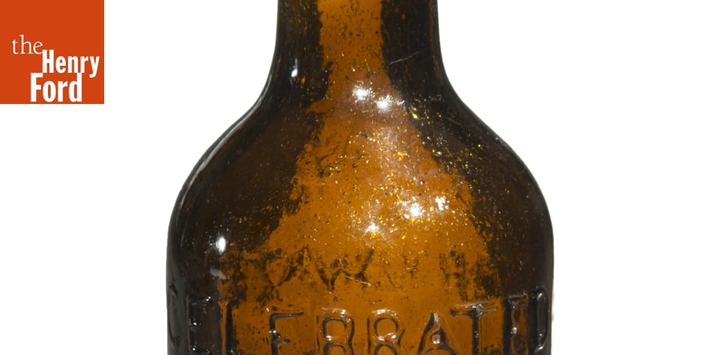 Burr & Waters Ale Bottle, 1845-1875 - The Henry Ford