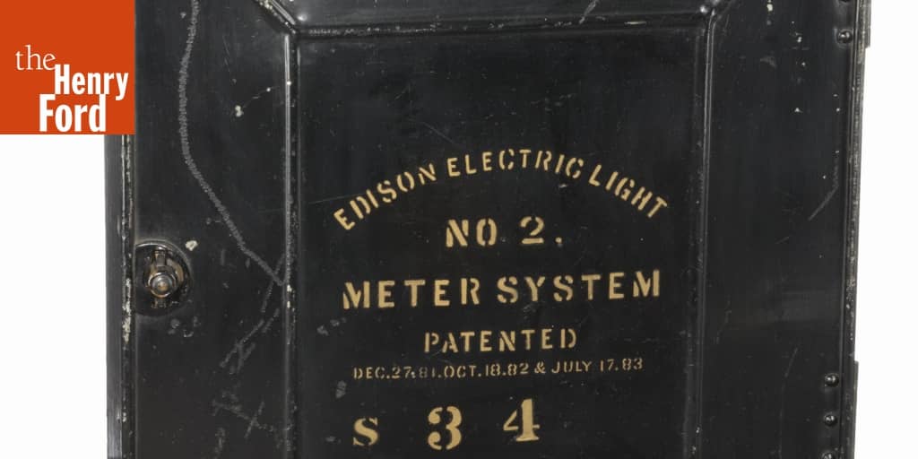 Bergmann & Company Edison Chemical Meter, 1884 - The Henry Ford