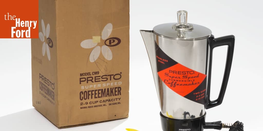 Presto Model CM 9 Coffeemaker, 1962-1967 - The Henry Ford