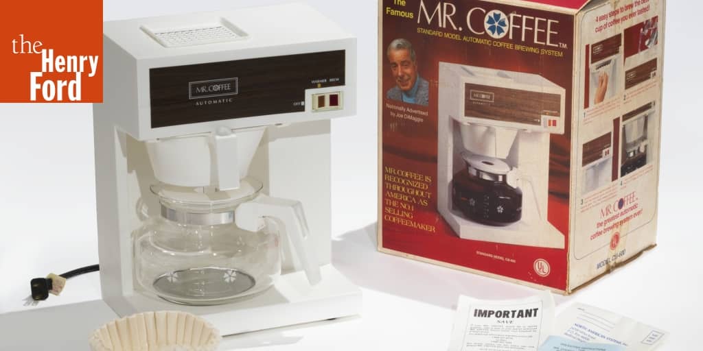 Mr. Coffee Electric Coffee Maker, circa 1975 - The Henry Ford